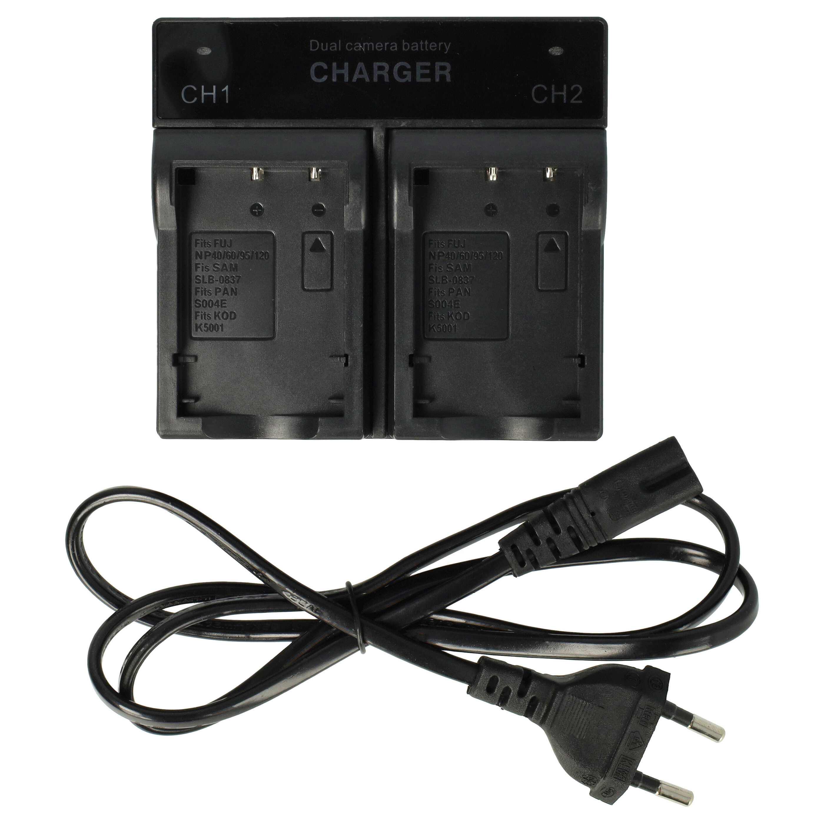 Chargeur double pour Fujifilm Finepix Z-5fd, Z5fd